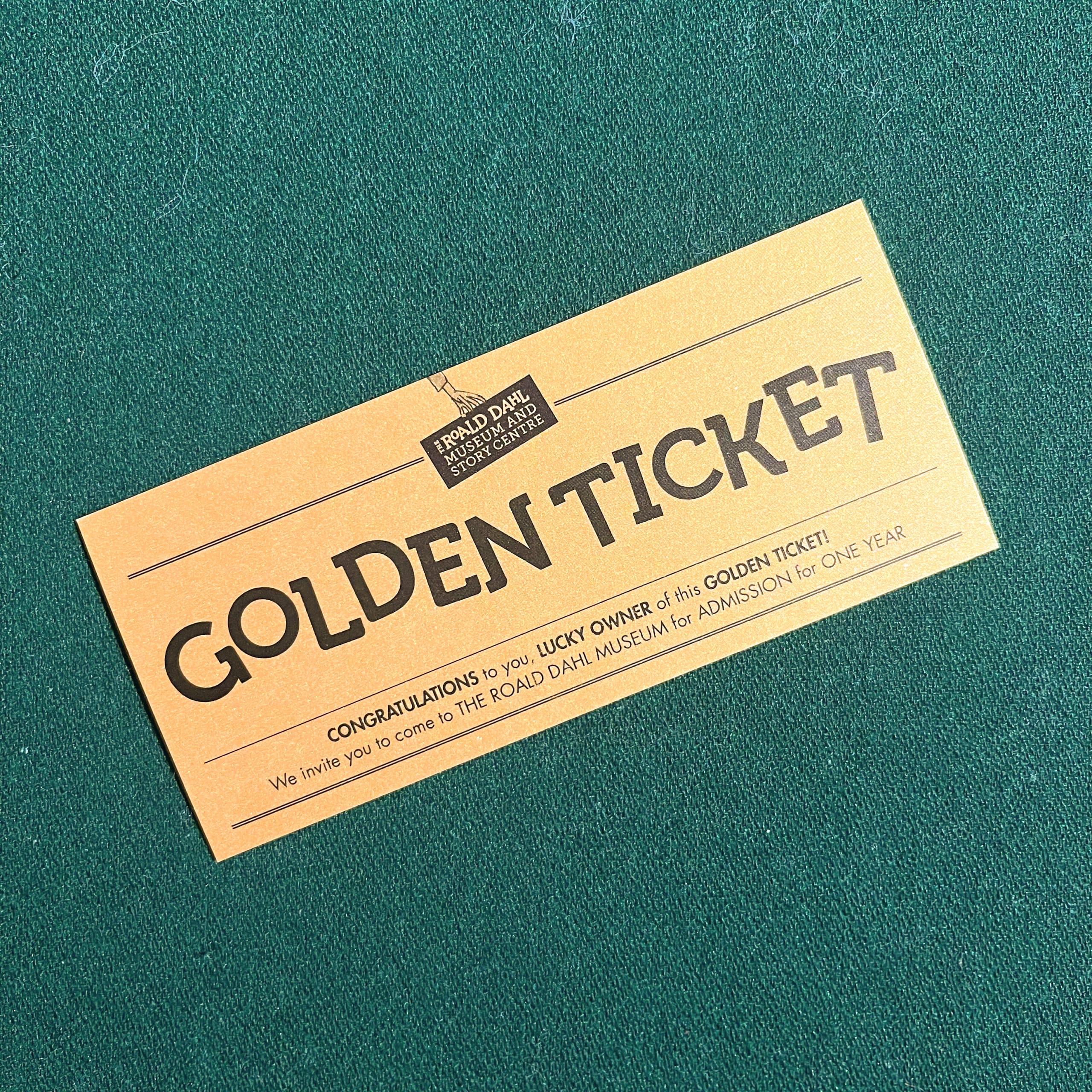 Gift a Golden Ticket - Roald Dahl Museum & Story Centre